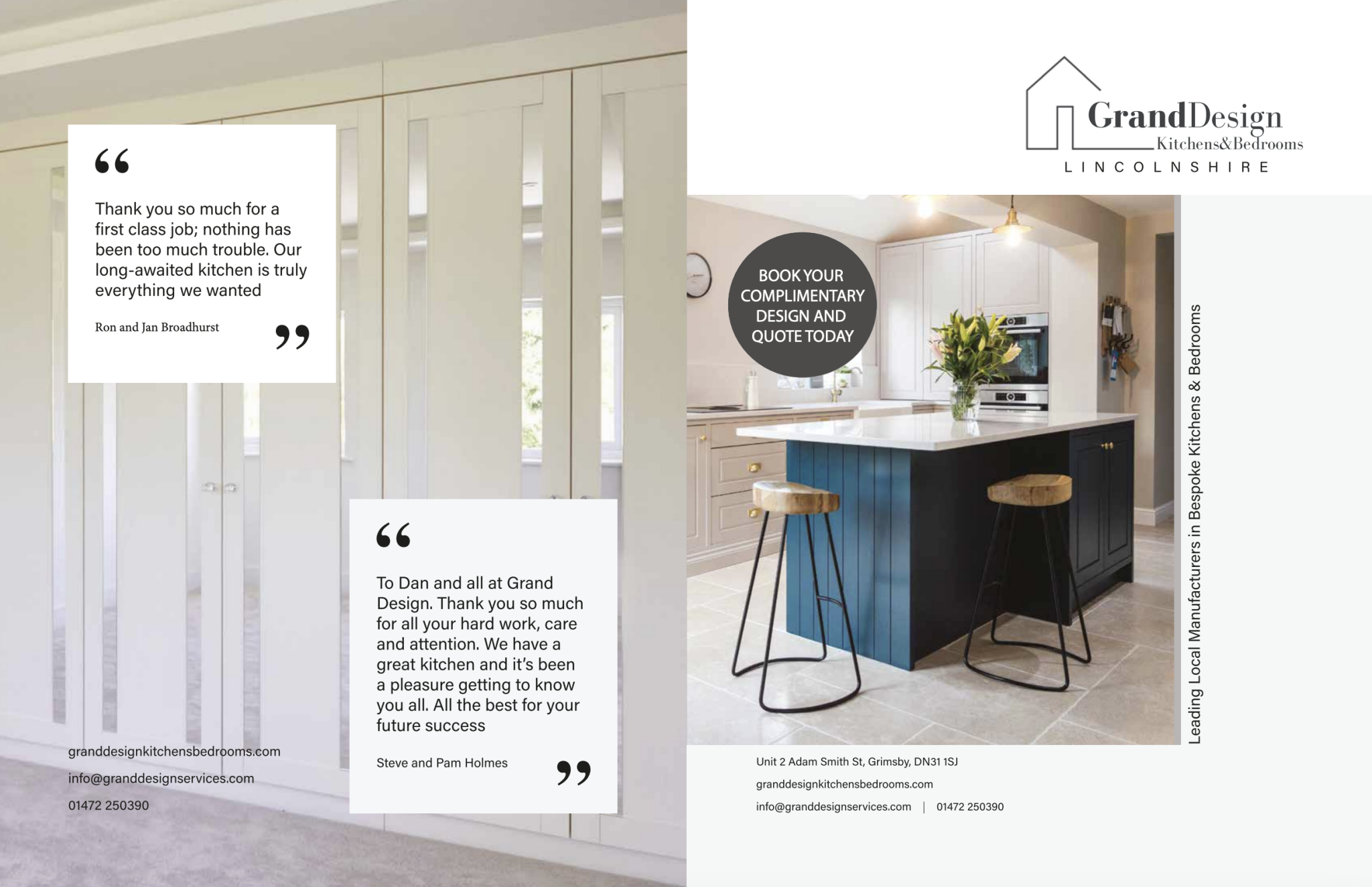 Download Our Brochure - Grand Design Kitchens & Bedrooms